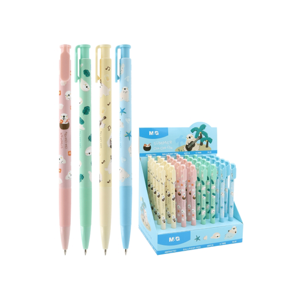 M&G Ballpoint Pen Summer Cha-Cha-Cha Στυλο Σε 4 Σχεδια - papell.gr
